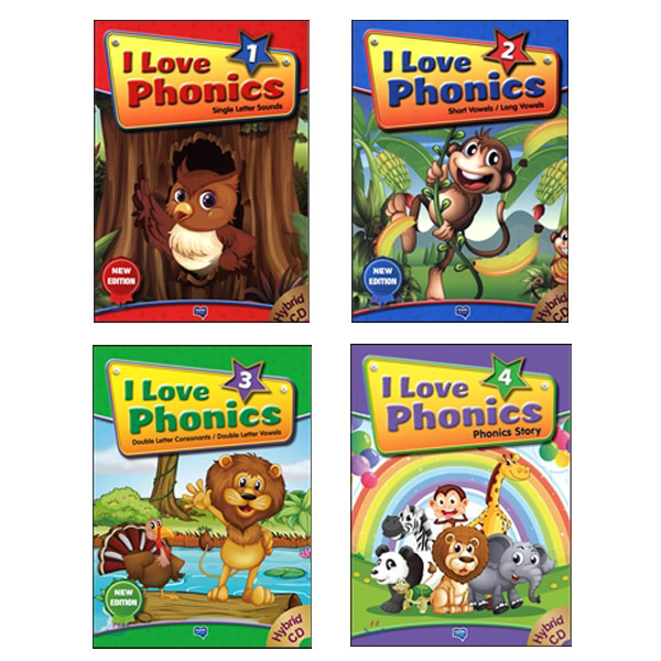 I Love Phonics 1 2 3 4 Full Set